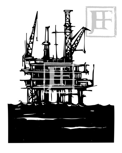 Offshore Oil Rig | art-of-jeff-thompson
