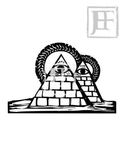 Masonic Pyramids | art-of-jeff-thompson