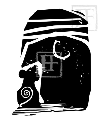 Mouse and Moon | art-of-jeff-thompson