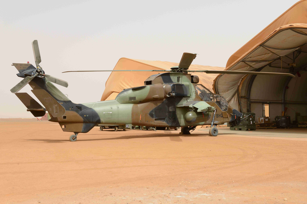 2015 French helicopters at Gao airport Mali