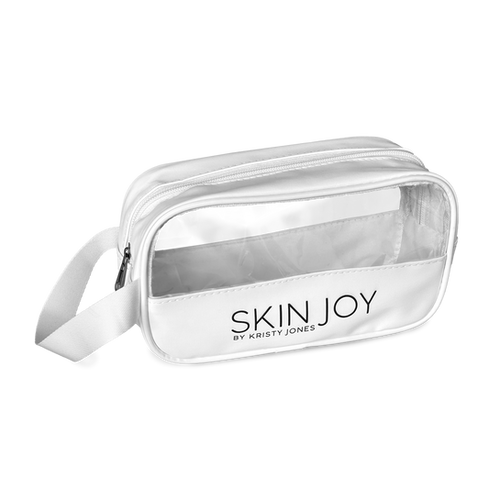 Skin Joy Beauty Bag in White | Skinjoy