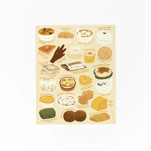 dim sum print | Chinatown Wonders
