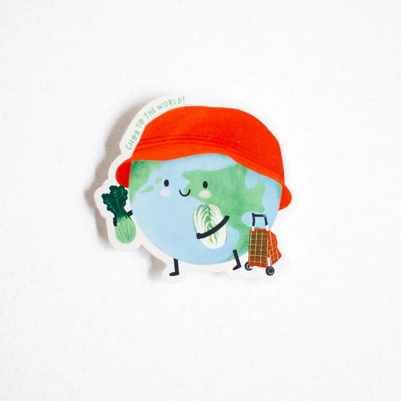 choy to the world sticker | Chinatown Wonders