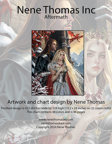 Aftermath Regular Cross-Stitch (Downloadable PDF) | nenethomasart.com