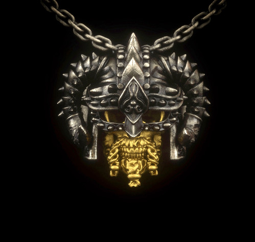 Viking Devil Ring Soldier Helmet Pendant Skull Ring Men's Women's ...