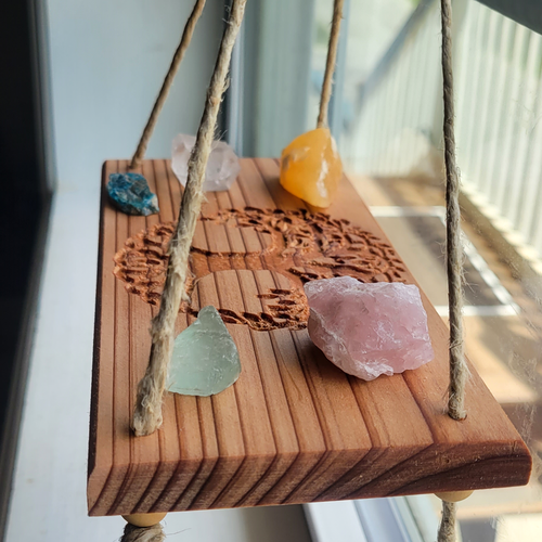Tree of Life Crystal Display Shelf | Trifecta Botanicals
