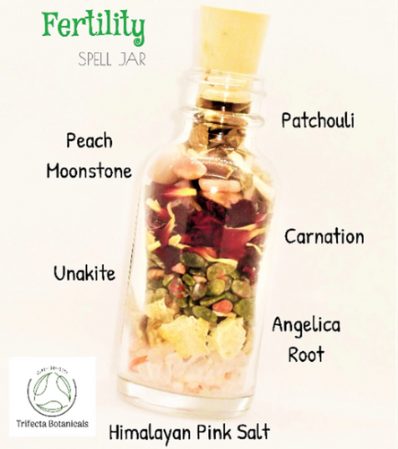 FERTILITY Spell Jar | Trifecta Botanicals