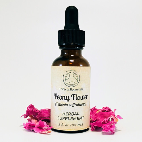 Tree Peony Flower - Extract Tincture | Trifecta Botanicals