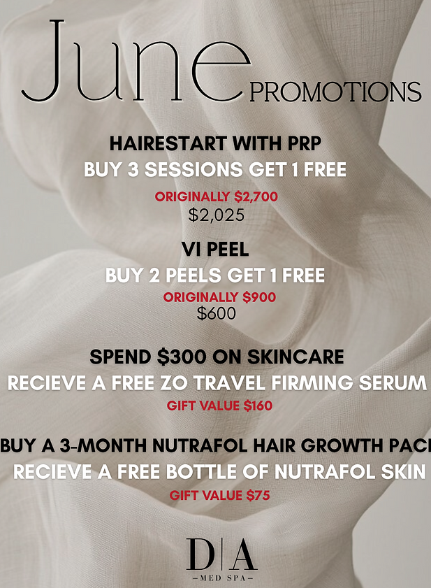 Current Promotions | Derma Aesthetica Med