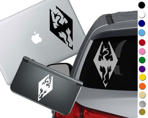 Skyrim - Vinyl Decal Sticker For cars, laptops, and more! | Decalzilla