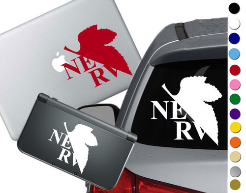 NERV Symbol - Vinyl Decal Sticker For cars, laptops, and more! | Decalzilla