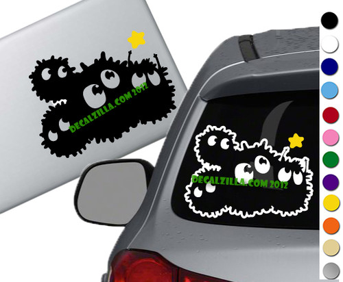Soot Sprites - Vinyl Decal Sticker - For cars, laptops, and more ...