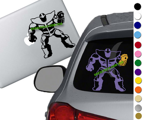 Thanos Infinity Gauntlet - Vinyl Decal Sticker - For cars, laptops, and ...