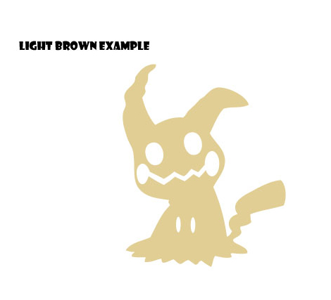 Mini Mimikyu & Pumpkaboo Vinyl Sticker Set Paper Stickers, Labels ...