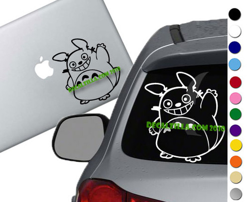 My Neighbor Totoro Wave - Vinyl Decal Sticker - For cars, laptops, and ...