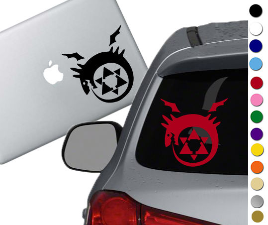 Full Metal Alchemist-homunculus symbol- Vinyl Decal Sticker - For cars ...