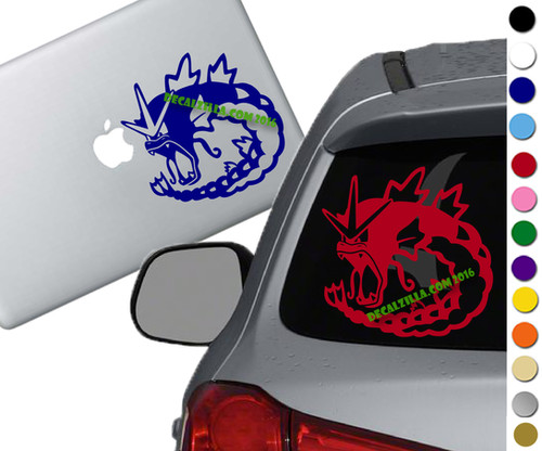 Pokemon - Gyarados - Vinyl Decal Sticker - For cars, laptops, and more ...