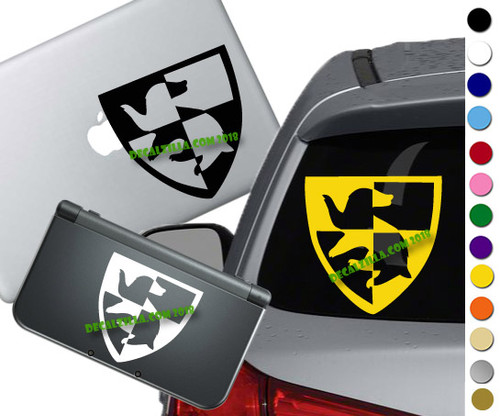 Harry Potter Hufflepuff Crest- Vinyl Decal Sticker For cars, laptops ...