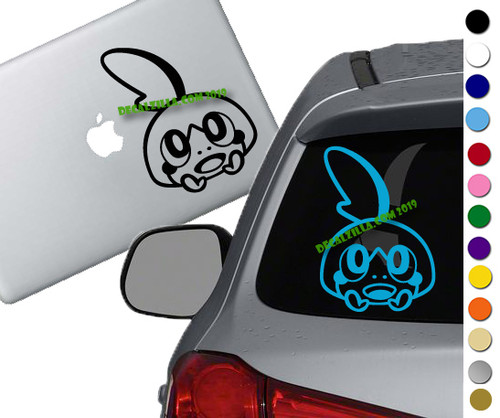 Pokemon- Sobble - Vinyl Decal Sticker - For cars, laptops and more ...