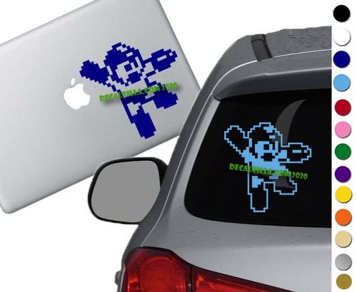Mega Man Pixel - Vinyl Decal Sticker - For cars, laptops and more ...