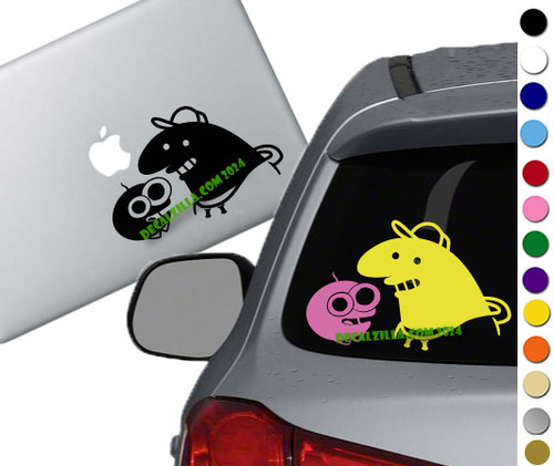 Smiling Friends - Pim and Charlie - Vinyl Decal Sticker - For cars and ...