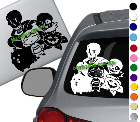 Undertale - Vinyl Decal Sticker - For cars, laptops, and more! | Decalzilla