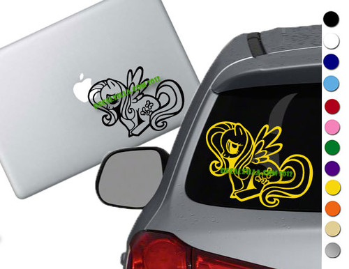 Sale! MLP Flutteryshy -Vinyl Decal Sticker For cars, laptops, and more ...