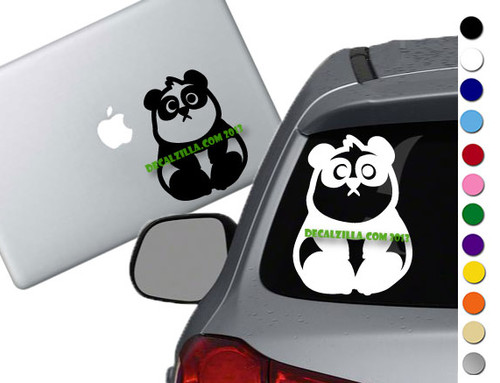 Panda - Vinyl Decal Sticker - For cars, laptops, and more! | Decalzilla