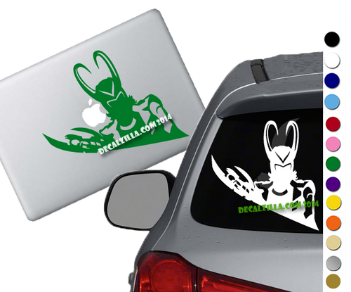 Loki - Vinyl Decal Sticker - For cars, laptops, and more! | Decalzilla