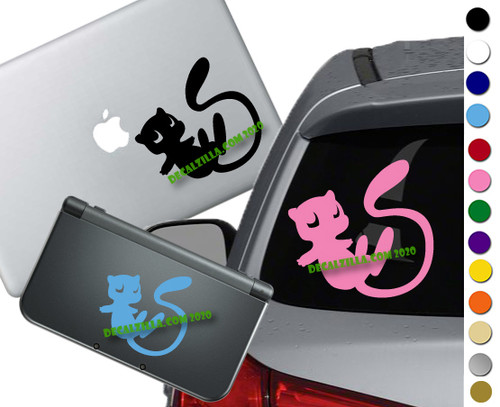 Pokemon Mew - Vinyl Decal For cars, laptops, and more! | Decalzilla