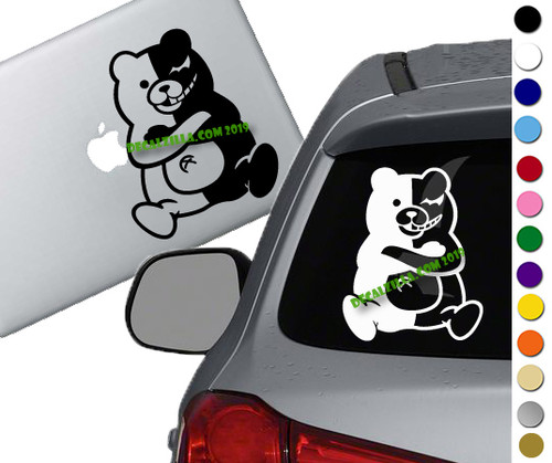 Danganronpa - Monokuma - Vinyl Decal Sticker - For cars, laptops and ...