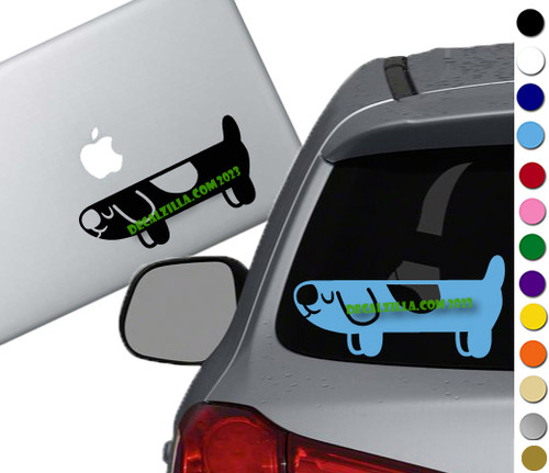 Bluey - Long Dog Solid - Vinyl Decal Sticker - For cars, laptops and ...