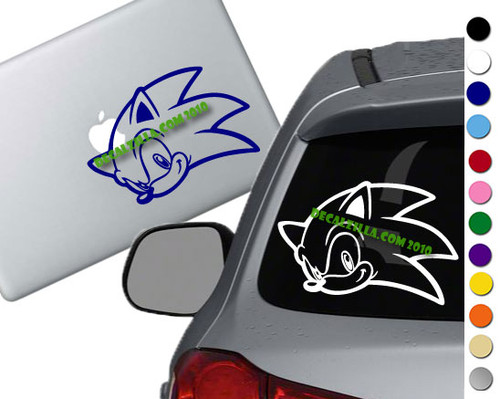 Sonic - Vinyl Decal Sticker - For cars, laptops, and more! | Decalzilla