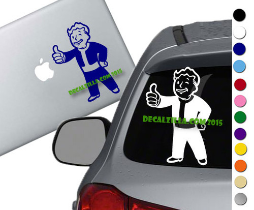 Fallout Vault Boy - Vinyl Decal Sticker - For cars, laptops and more ...