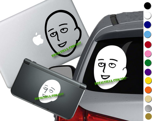 One Punch Man Saitama - Vinyl Decal For cars, laptops, and more ...