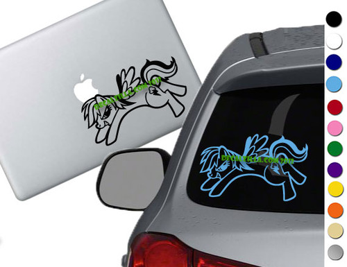 Sale! MLP Rainbow Dash -Vinyl Decal Sticker For cars, laptops, and more ...