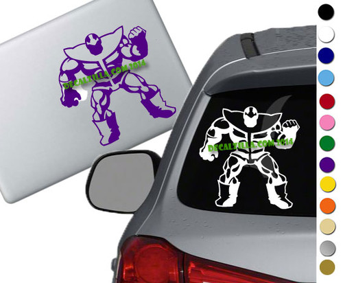 Thanos - Vinyl Decal Sticker - For cars, laptops, and more! | Decalzilla