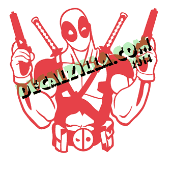 Deadpool - Vinyl Decal Sticker - For cars, laptops, and more! | Decalzilla