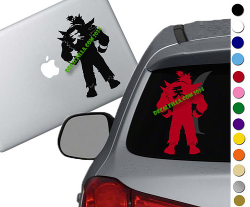 Street Fighter Akuma - Vinyl Decal Sticker - For cars, laptops, and ...