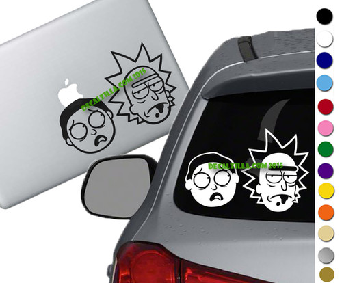 Rick and Morty - Vinyl Decal Sticker - For cars, laptops and more ...