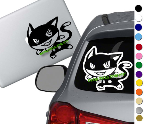 Persona 5 - Morgana - Vinyl Decal Sticker - For cars, laptops, and more ...
