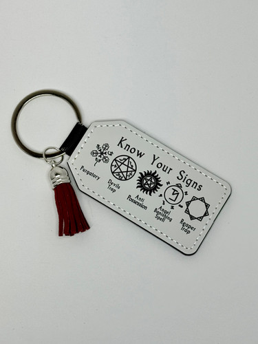 Know Your Signs Keychain | Boogeyman Boutique