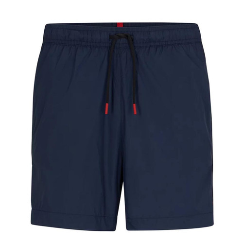 HUGO BOSS Mens Tape Swim Shorts Dark Blue | Urban Equipment