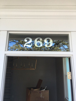 Sign Design Co. | Transom House Numbers | Shipping Worldwide
