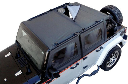 Rampage COMBO SUN BRIEF & SAFARI TOP - 2007-2018 Wrangler JK - Black ...