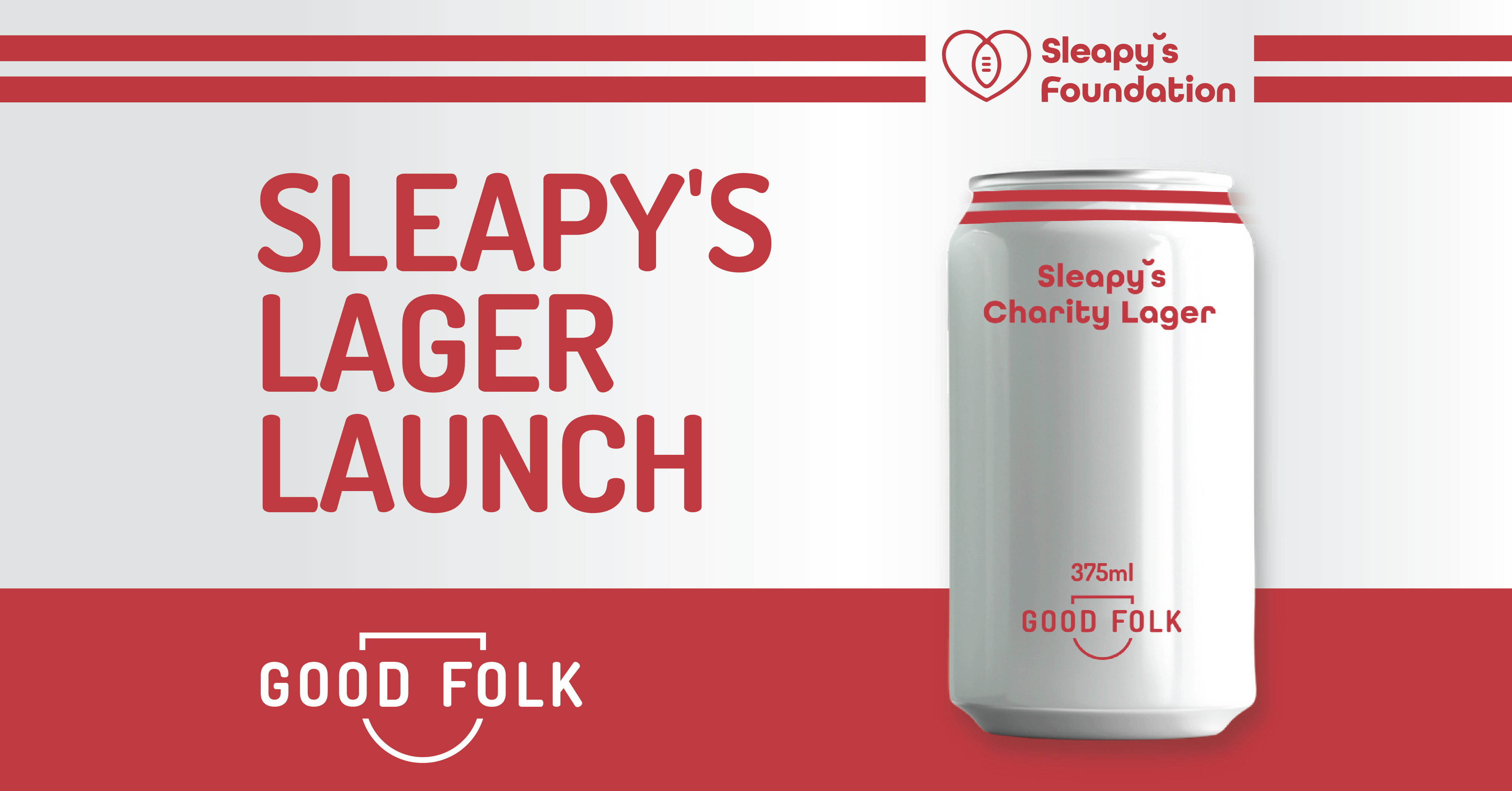 Sleapy's Charity Lager launch | Good Folk Brewing Co
