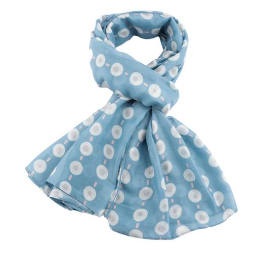 Small Circles Lightweight Scarf | Simply Rye