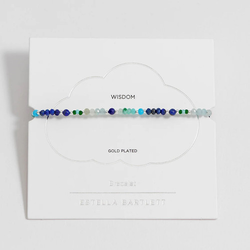 Estella Bartlett Mini Amelia Gemstone Bracelet - Lapis Lazuli ...