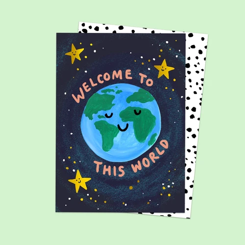 ‘Welcome To The World’ Card | Simply Rye