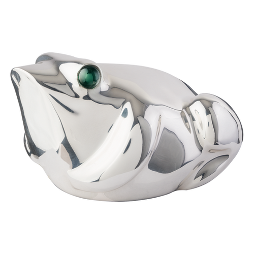 Escultura Rana Plata Cueyatl | D'Argenta México